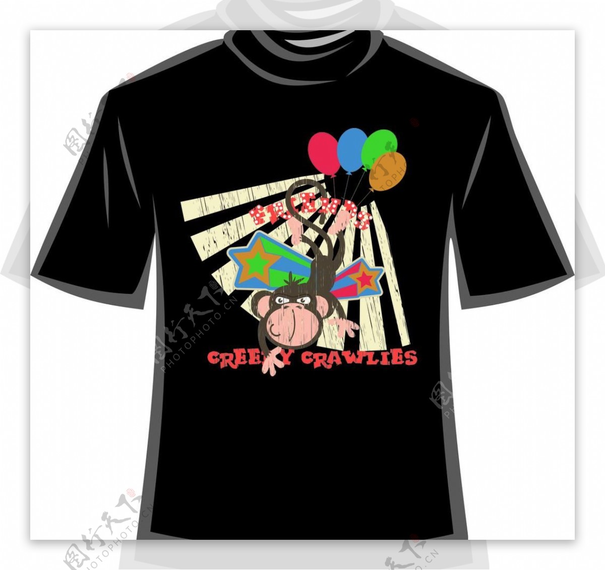 卡通T恤图片素材-编号01036865-图行天下