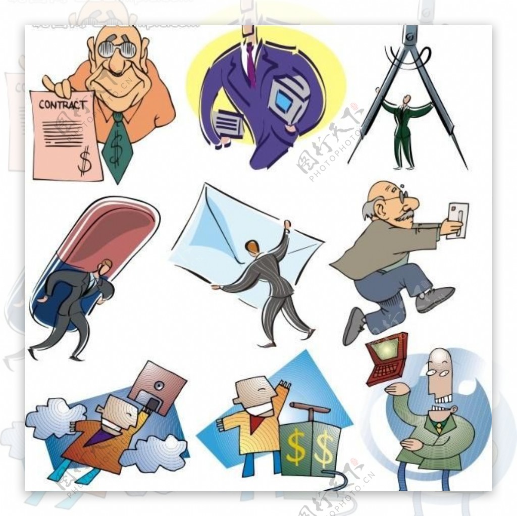 人物漫画图片素材-编号02748135-图行天下