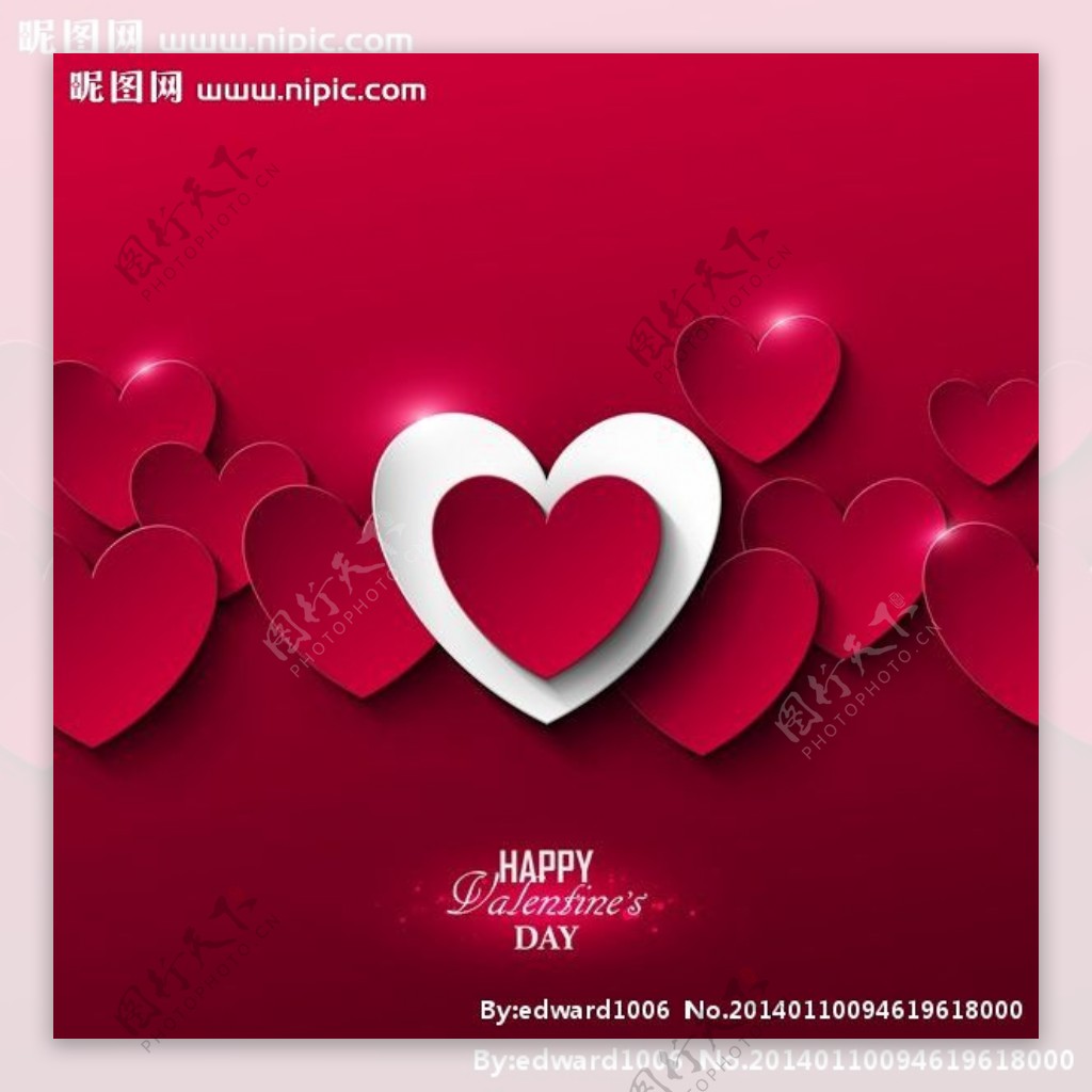 红心设计图片素材-编号07993035-图行天下