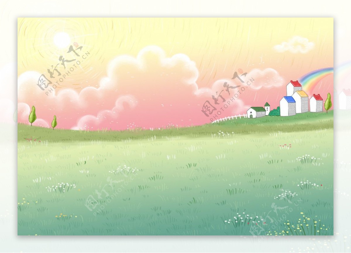 雨后彩虹图片素材-编号08091585-图行天下