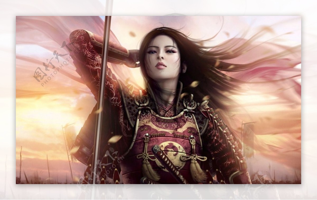 女战神图片素材-编号08818155-图行天下