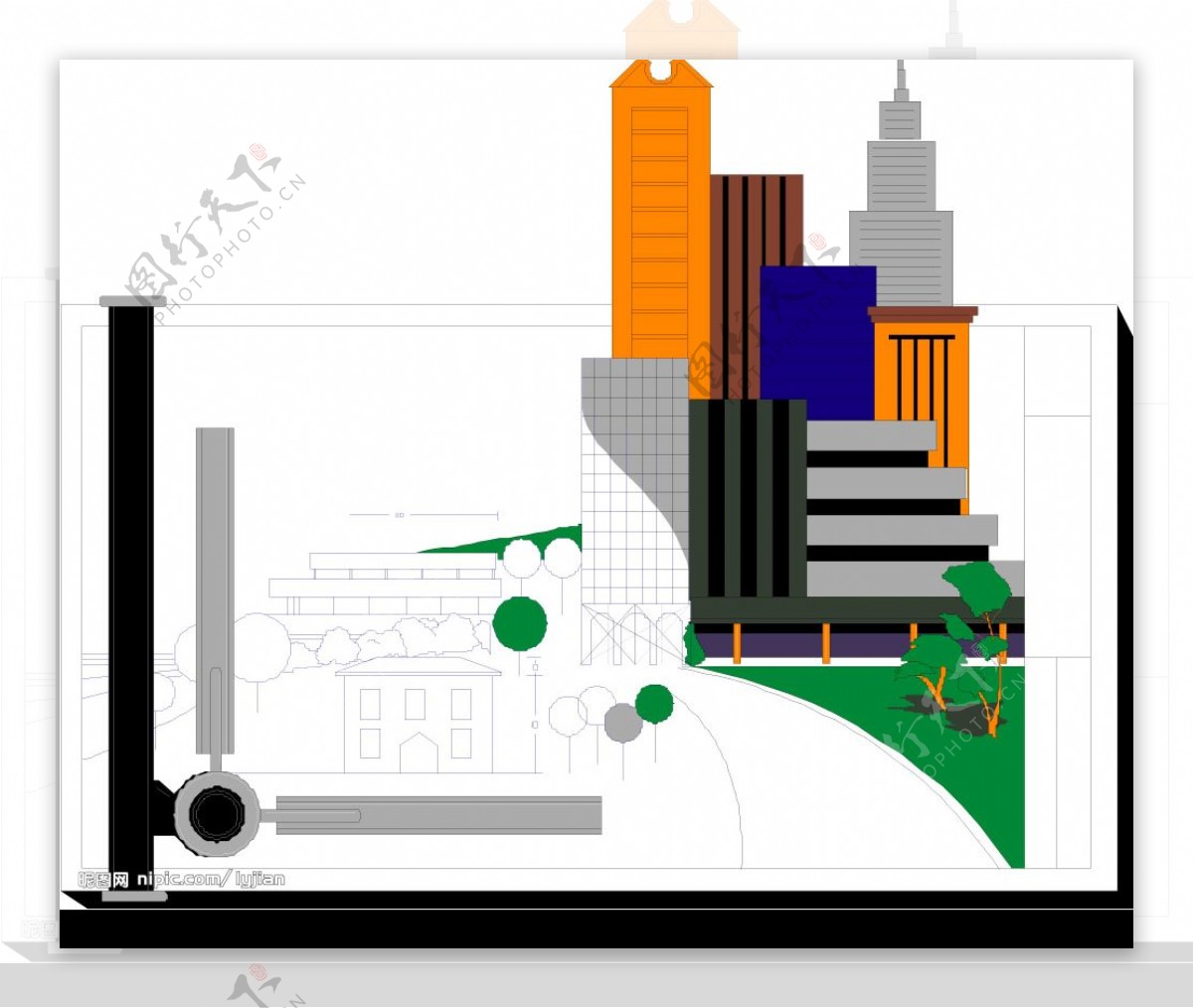 矢量房屋建筑图片素材-编号10196735-图行天下