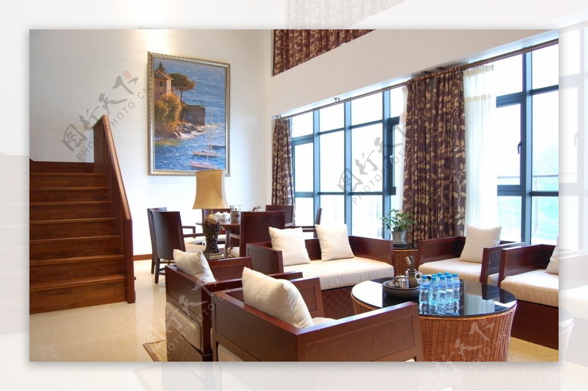 酒店别墅图片素材-编号11026885-图行天下