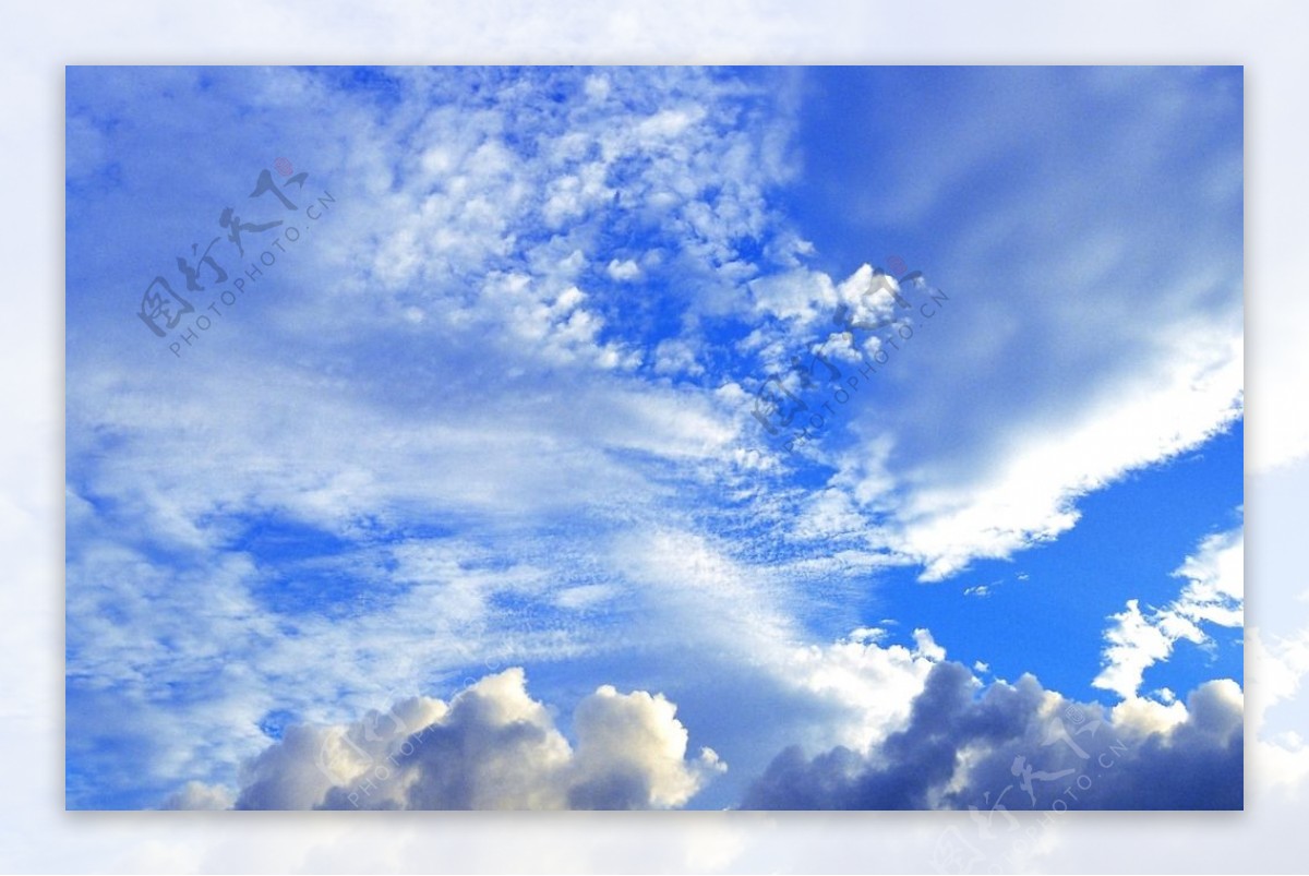 高清蓝天白云天空图片素材-编号11037695-图行天下