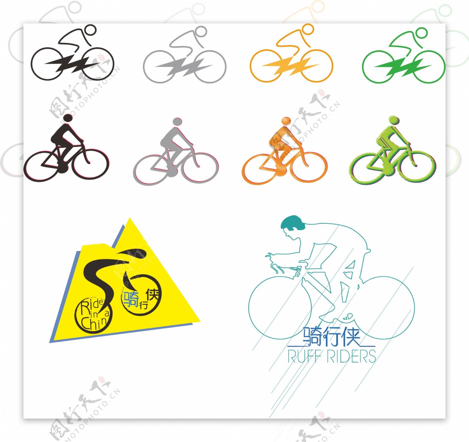 单车logo图片素材-编号11425965-图行天下