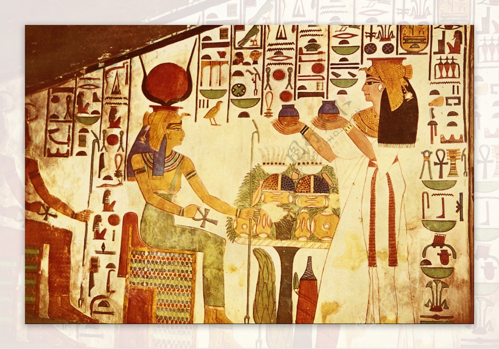 埃及壁画图片素材-编号12589365-图行天下