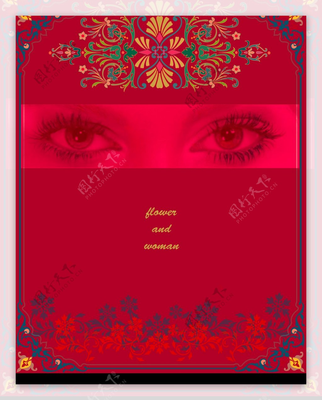 花和女人图片素材-编号14503855-图行天下