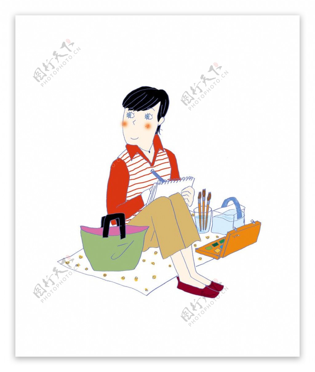 生活插画0053图片素材-编号20281525-图行天下