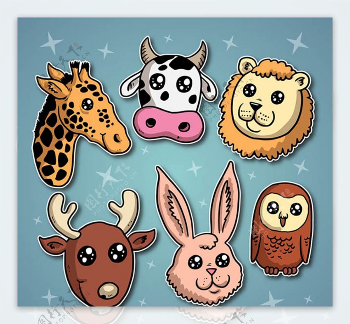 动物头像图片素材-编号22612075-图行天下