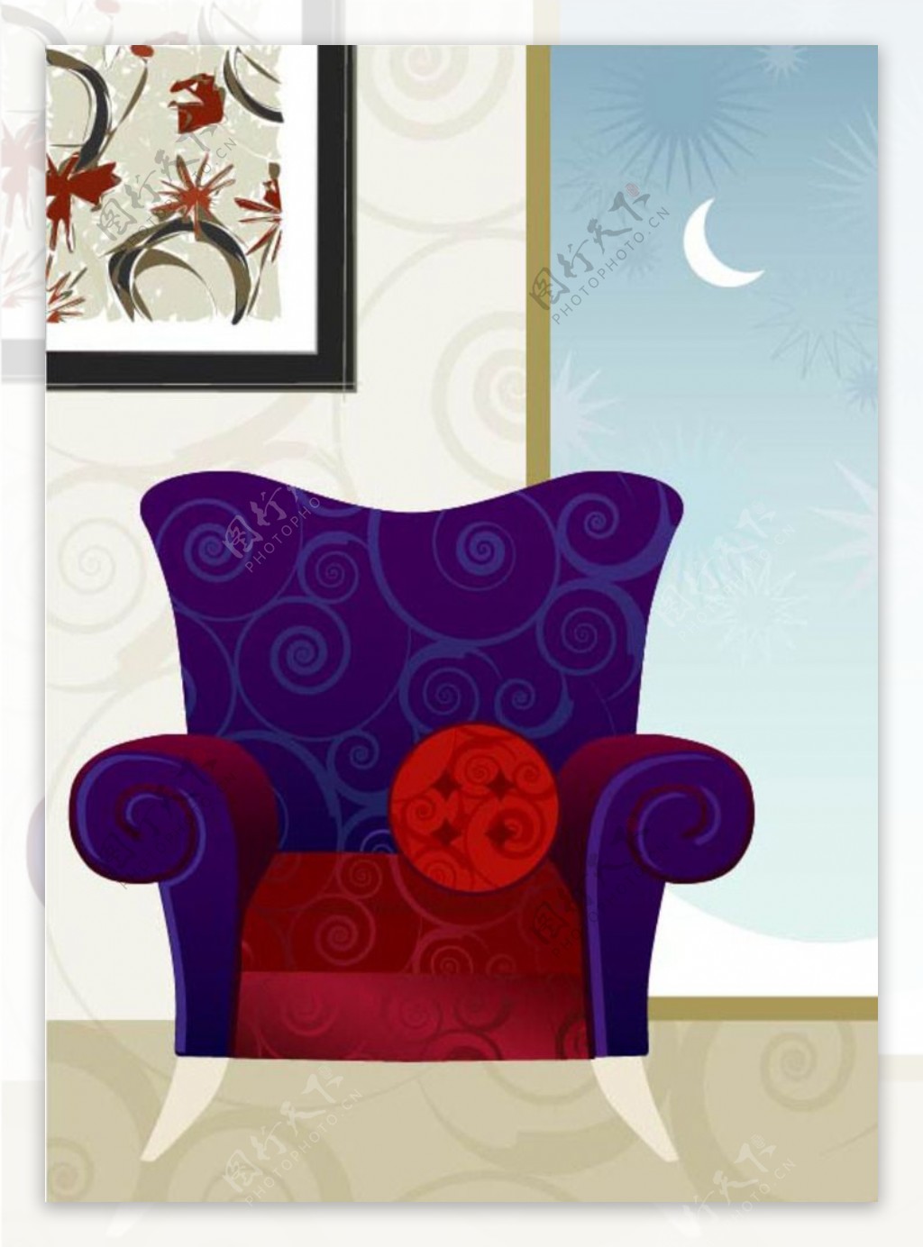 沙发图片素材-编号23381975-图行天下