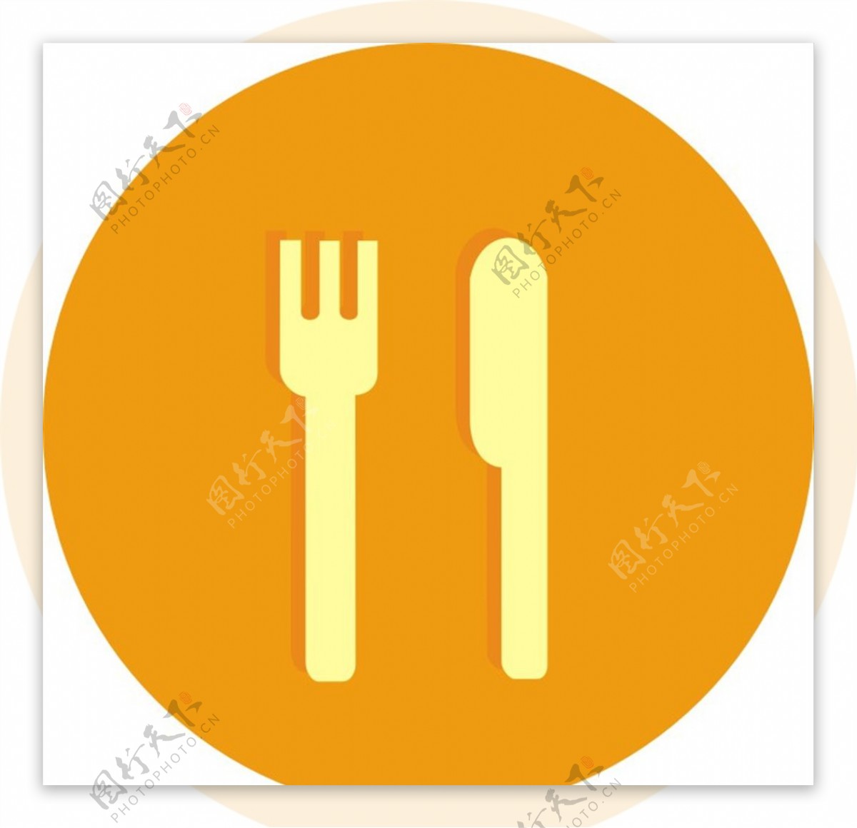 餐具图标标识图片素材-编号30605905-图行天下