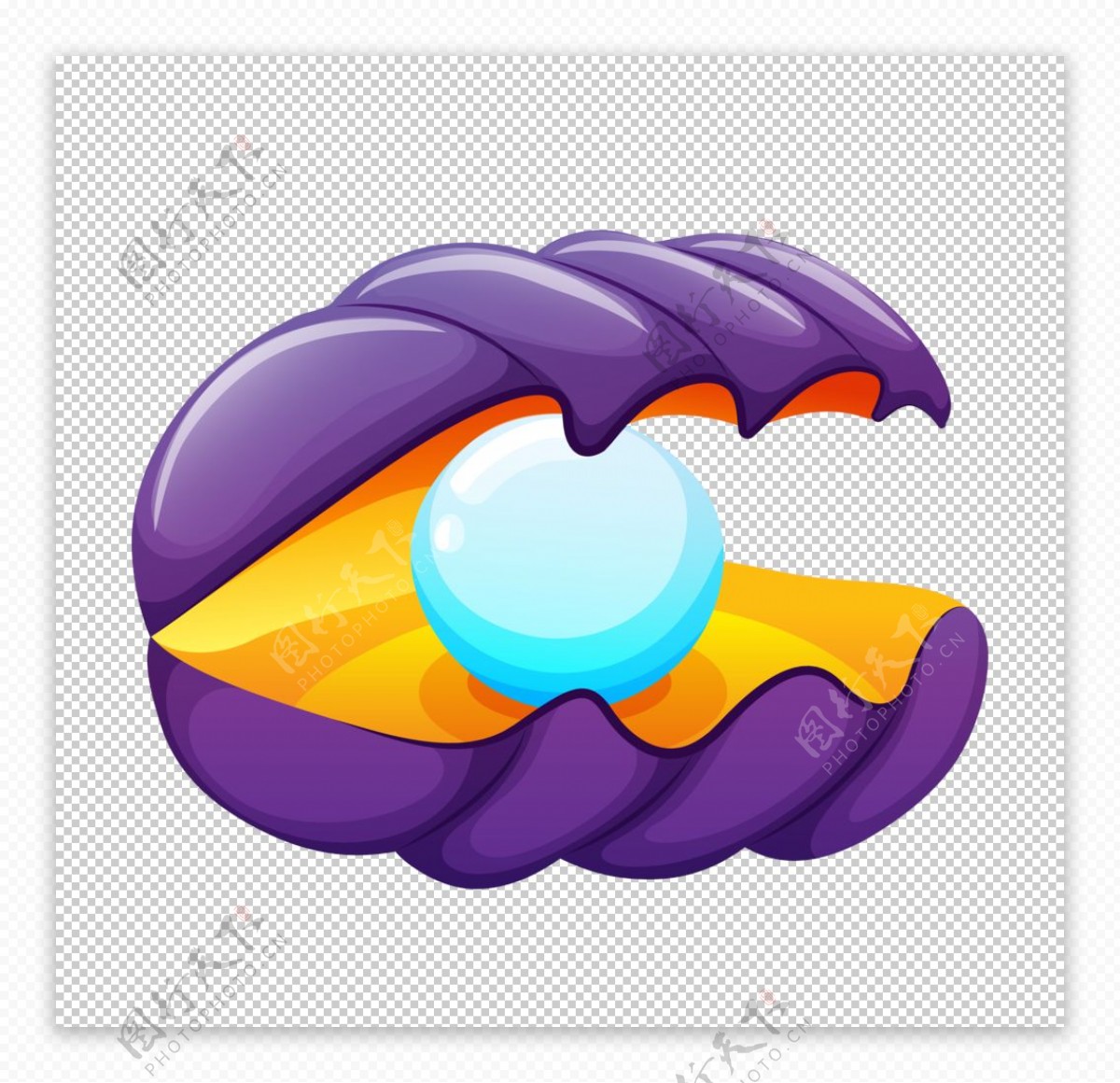 卡通贝壳图片素材-编号30827905-图行天下