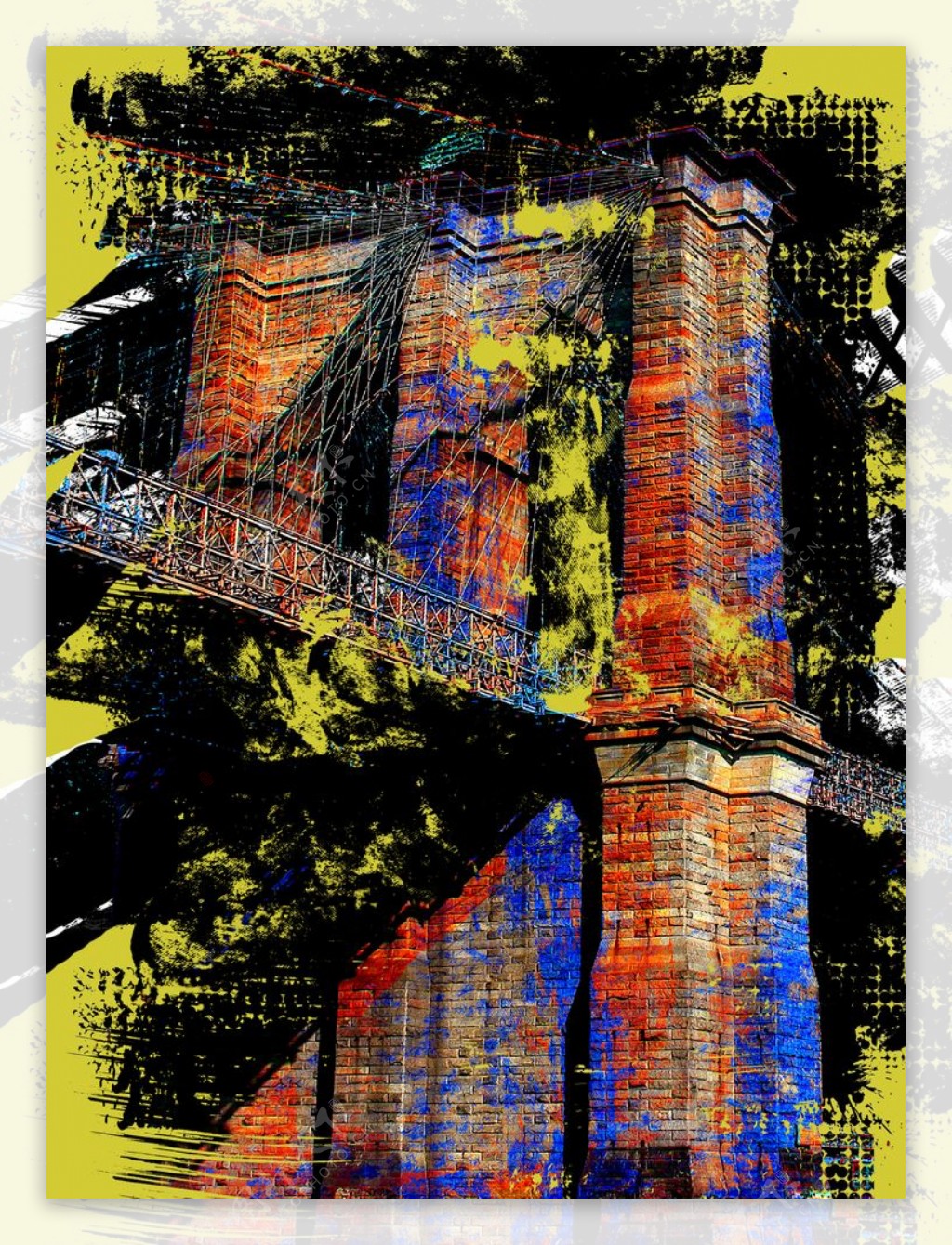 欧式美式复古建筑物风景装饰画图片素材-编号31425515-图行天下