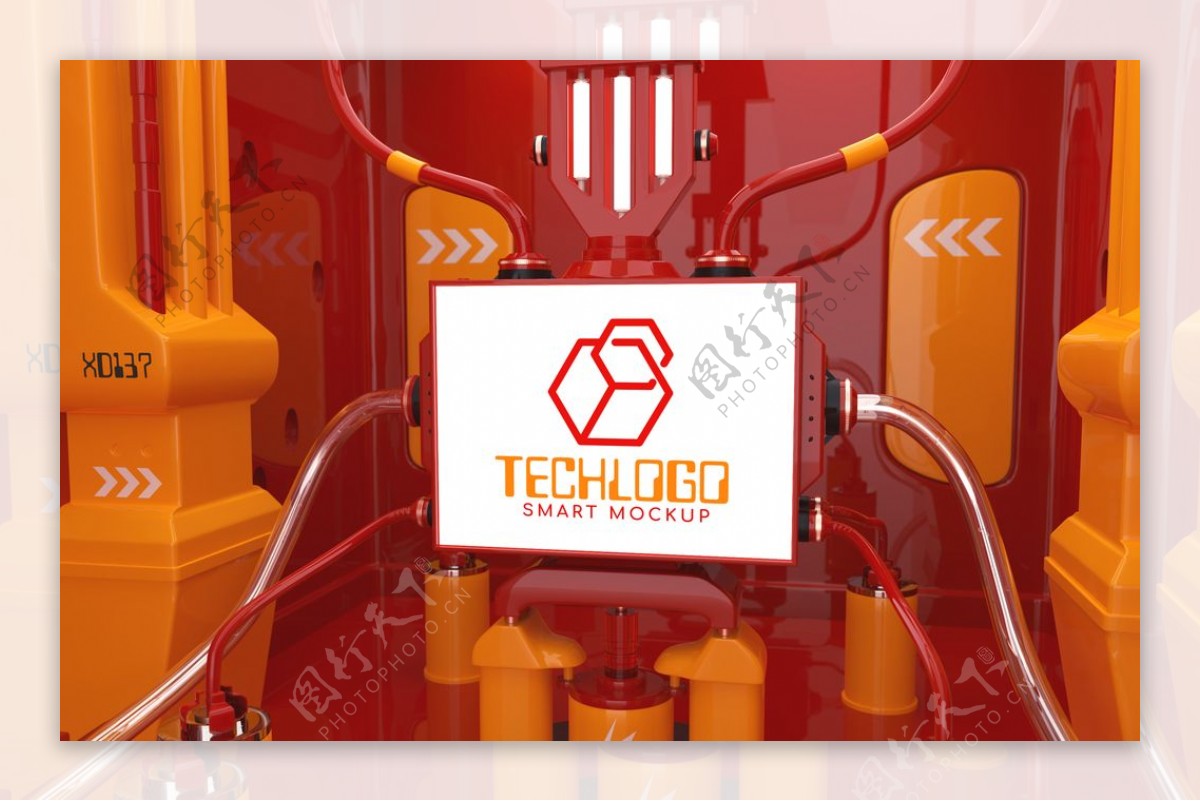 logo展示样机图片素材-编号32257885-图行天下