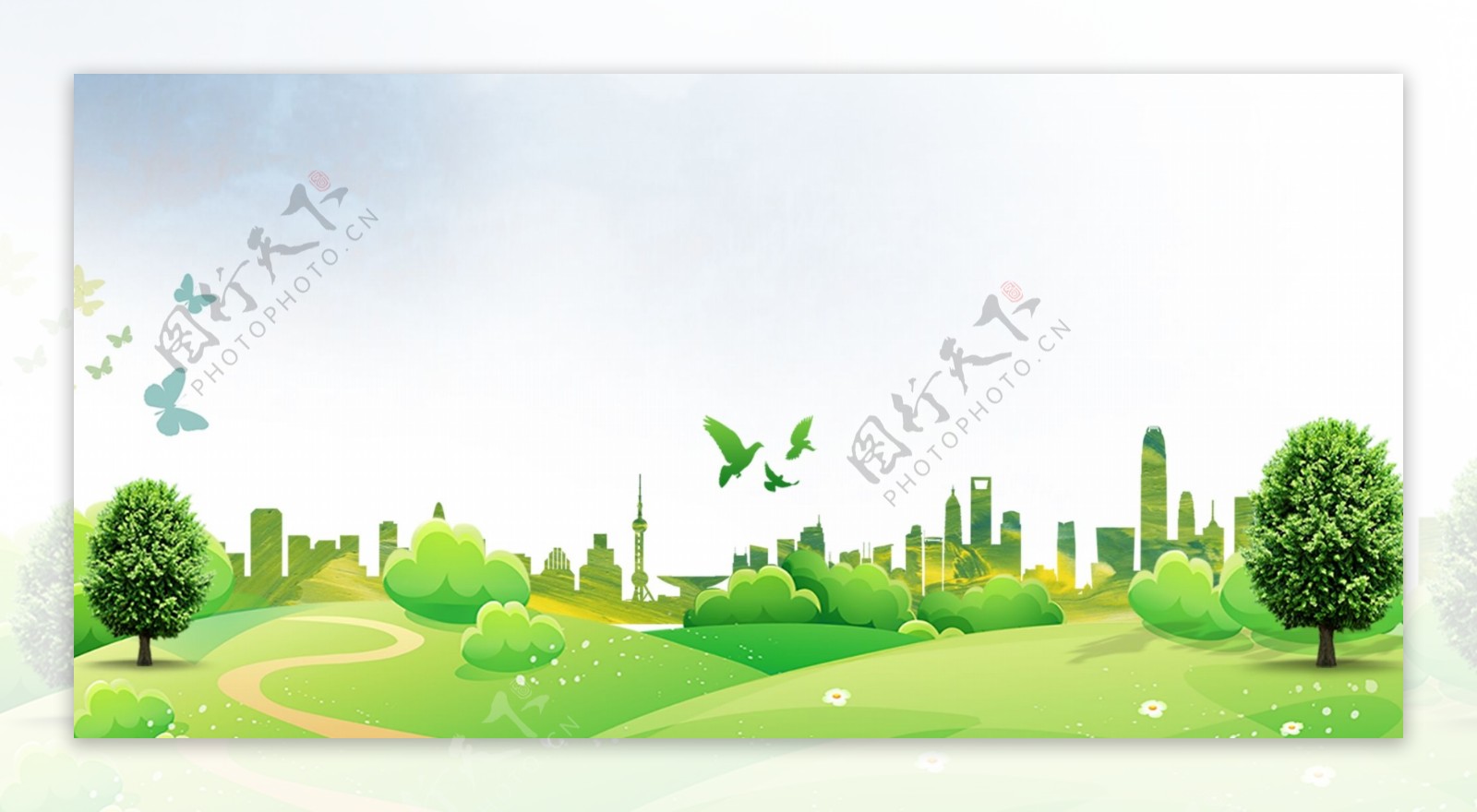 世界湿地日背景素材图片_Banner背景_背景底纹-图行天下素材网